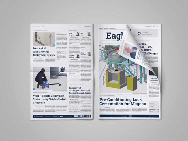 Aquila Nuclear Engineering Newspaper Themed Newsletter