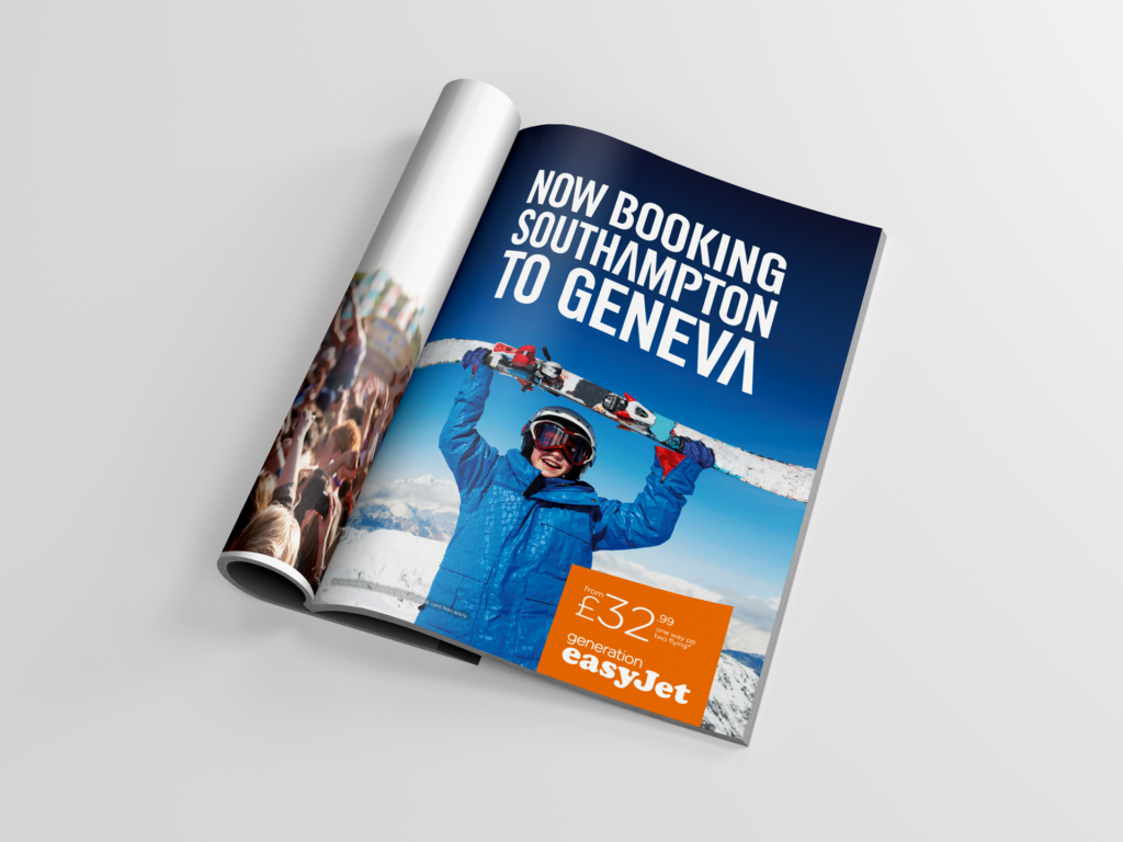 easyJet | Portfolio | The Glow Studio | Print & Digital Adverts